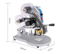China High Speed Paper Box Date Batch Coding Machine Adjustable Manual Date Printing Machine for sale
