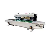 China FR-900 Horizontal Continuous Band Sealer 220V 500W Plastic Packaging Machine with Date Printer for sale