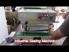 electric driven duoqi fr-770 vertical style sealing machine for shrink sleeve seaming