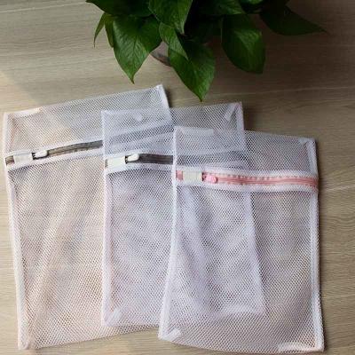 China Foldable mesh laundry bag 20x30cm, 30x40cm, 40x50cm, 50x60cm, or can be customized. for sale
