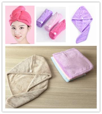 China Microfibre Dry Hair Towel Turban for sale