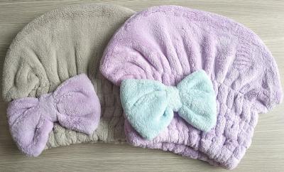 China dry hair cap hair drying towel bathing hat for sale