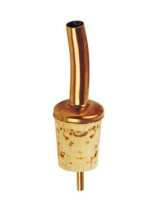 Colore dorato o vino su misura Pourer del liquore dell'olio d'oliva dell'acciaio inossidabile di colore 304 con il tappo del sughero