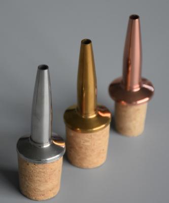 China Parte superior de aço inoxidável por atacado da cortiça de China Dasher para a garrafa do diâmetro de 19mm à venda