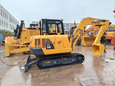 China Good Sale Komatsu PC56 High Quality Delivery Fast 100% Ready Low Shipping Costs Rough Terrain Durable used excavator For Sale for sale