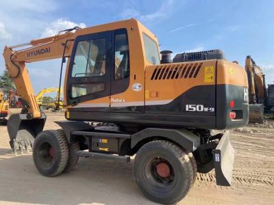 China Hyundai 150w 150WVS Used Excavators For Sale Original Korea Hyundai 150 On Wheel R150 R150-9 Excavators For Sale for sale