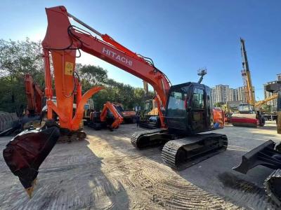 Chine Excavateur hydraulique à rampe utilisée haute performance Hitachi ZX120 bas heures de travail à vendre