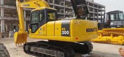 China Used Komatsu Pc200 Japan 20ton Crawler Excavator High Efficiency Loader Cheap Earth Moving Construction Digging Machines for sale