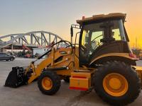 China Cat 420 Backhoe Loader 4x4 Used Excavator Digger Second Hand Wheel Loader 100% Working for sale