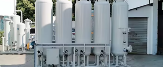 VPSA oxygen generator plant - operational view