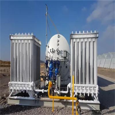 Cina 5m3 Lo2 Micro Bulk Tank Cryogenic Liquid Storage Gasifier Microbulk Tank in vendita