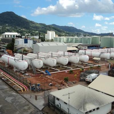 China Carbon Steel LPG Gas Storage Tank 100cbm Capacity for sale