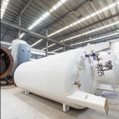 중국 화학 산업용 50m3 0.8Mpa 수평 냉동 LNG 저장 탱크 판매용