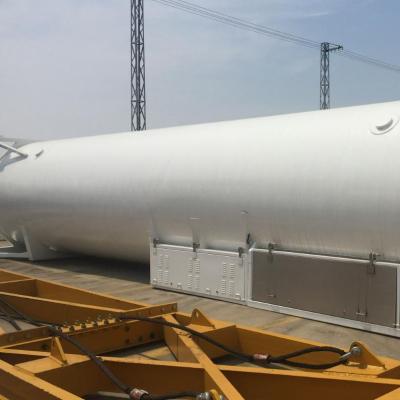 China 50 M³ 8 Bar Cryogenic Liquid Storage Tank For Filling Gas Oxygen Cylinders for sale