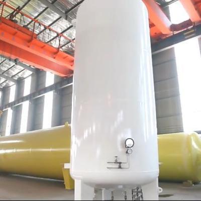 China 30 m³ 8 Bar Cryogenic Liquid Storage Tank for LN₂ for sale