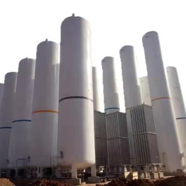 China 50-100 m³ Cryogenic Liquid Oxygen CO₂ Storage Tank 6058mm Length for sale