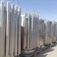 China Vacuum Micro Bulk Co2 Tanks 3m3 Double Layer Mobile Cryogenic for sale