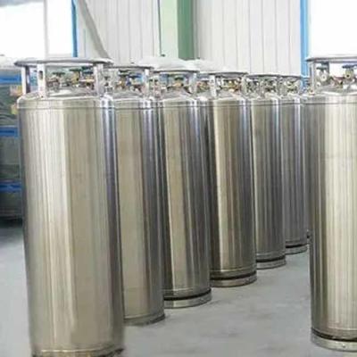 China 195 Liter Argon Dewar Tank Stainless Steel , 160 Liters Liquid Nitrogen Tank Pressure for sale
