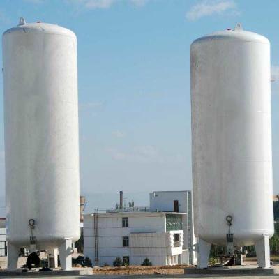 China Anti Corrosion Cryogenic Storage Tank Double Layer 55m3 Liquid Nitrogen for sale