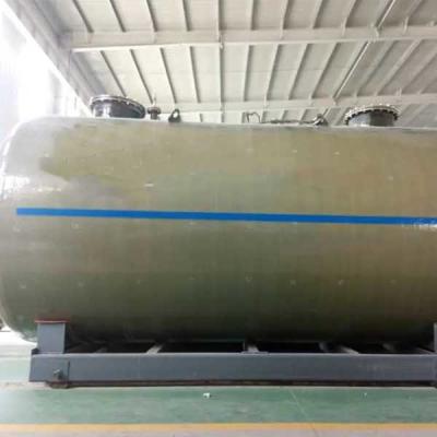 중국 30m3 40m3 연료유 저장 탱크 이중 레이어 지하 글라스 FRP 플라스틱 판매용