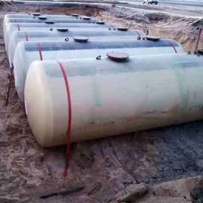 중국 이중 레이어 디젤 연료유 저장 탱크 지하 200m3 판매용