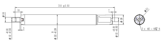 Industrial Gyro Inclinometer High Precision Inclinometer Gyroscope Durable JTZ32B 0