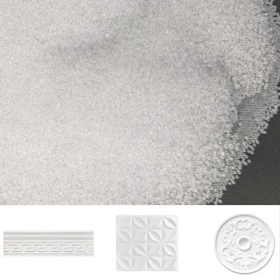 China Self-Extinguishing EPS Raw Materials 50 Kg/M3 For Ceiling Decorative Lines for sale