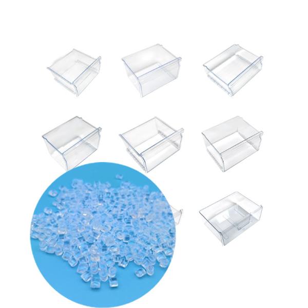 Quality 8.0 KJ/M2 Charpy Impact Strength GPPS With Low GEL Features heat resistance for sale