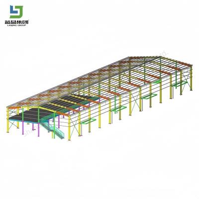 China Prefabricated Steel Structure building Warehouse Workshop Plants factory for sale