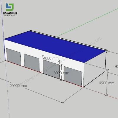 China Prefabricated Steel Structure building Warehouse Workshop Plants factory for sale