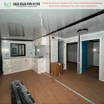 China Mobile Portable Prefabricated Container House 20ft 40ft Double Wing Luxury Tiny for sale