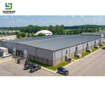 China Customized Green Prefabricated Structural Light Steel Structure Building Workshop Warehouse Metal Warehouse Storage Warehouse for sale