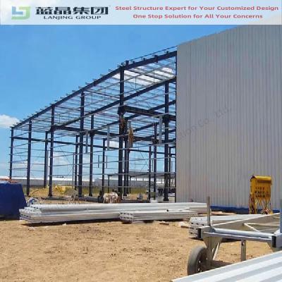 China Fast Assembly Prefabricated Light Steel Structure Building Workshop Warehouse Metal Warehouse Storage Warehouse for sale