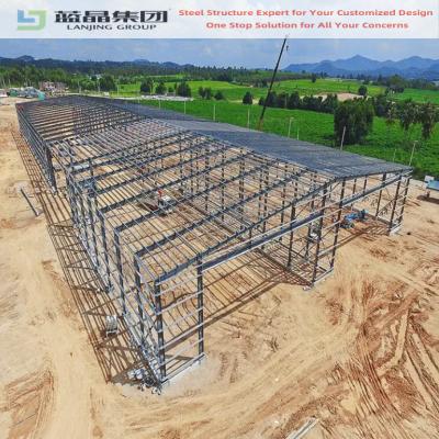China Prefabricated Metal Workshop Light Industrial Steel Structure Building Warehouse Structural Steel Workshop for sale