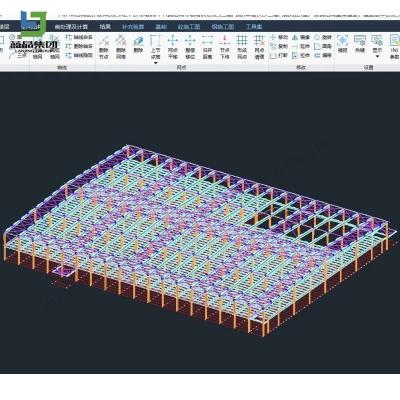 China High Quality Certification Prefabricated Light Structural Steel Frame Structure Modular Warehouse Workshop for sale