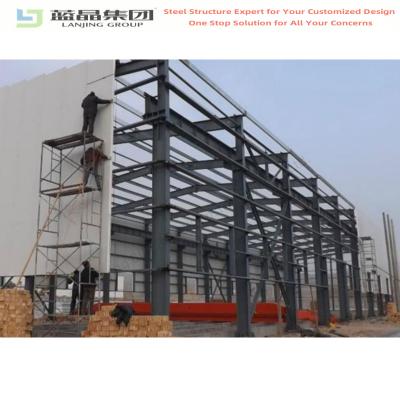 China High Quality Certification Prefabricated Light Structural Steel Frame Structure Modular Warehouse Workshop for sale