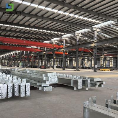China Prefabricated Low Cost Structural Steel Structure Building Workshop Metal Warehouse Steel Frame Warehouse for sale