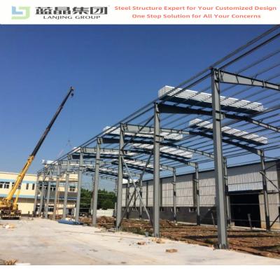 Cina Stoccaggio metallico Struttura prefabbricata in acciaio Magazzino / Cornice di impianto Edifici in acciaio / Hangar prefabbricato in vendita