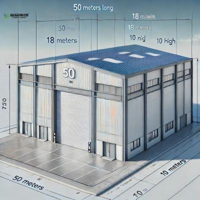 China Rock Wool Panel Steel Construction Warehouse Light Weight Structure CE for sale