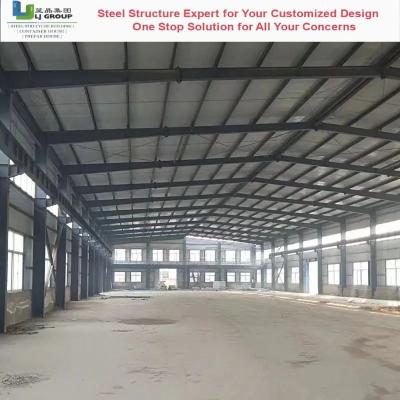 China Q355b Q235b Portal Frame Structure Galvanized Steel Thermal Insulation for sale