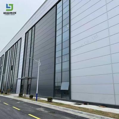 China Prefabricated Steel Structure Warehouse with Galvanized Frame for sale