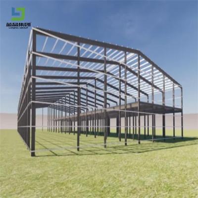 China Custom Prefabricated Steel Structure Workshop for Industrial Buildings for sale