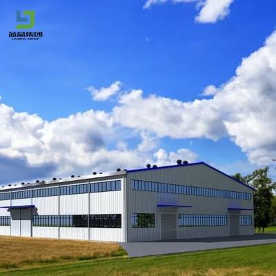 China Prefabricated Light Steel Structure Workshop for Large Span Buildings for sale