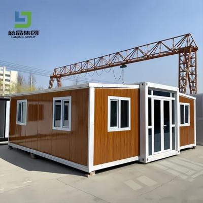 China Expandable Container House 38m² Steel Structure Mobile Office Camp for sale