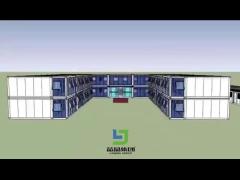 Prefab flat pack container office