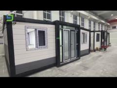 Custom Layout Expandable Container House Galvanized Steel Anti Corrosion