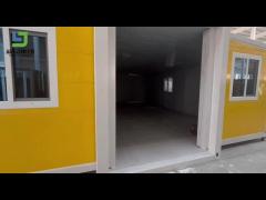 High Strength Steel Pre Built Shipping Container Homes Sandwich Panel Frame Structure