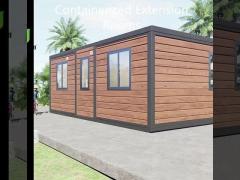 CE Flat Pack Prefab Container House High Strength Steel Cost Effective