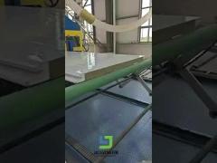 Steenwol brandwerend Hoogdichtheid Sandwich Wanddakpaneel Staalstructuur Warehouse