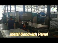 Waterproof Fireproof Insulated Metal Sandwich Panel EPS PU Rock Wool Glasswool Galvanized